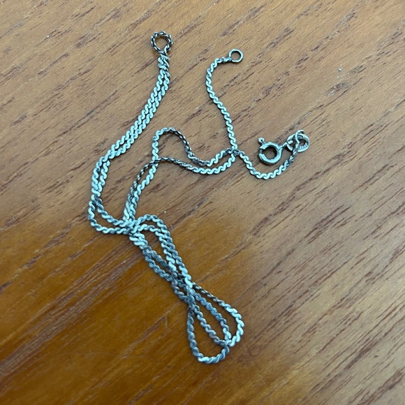 Jewelry | Vintage 16inch Sterling Silver Chain Necklace | Poshmark